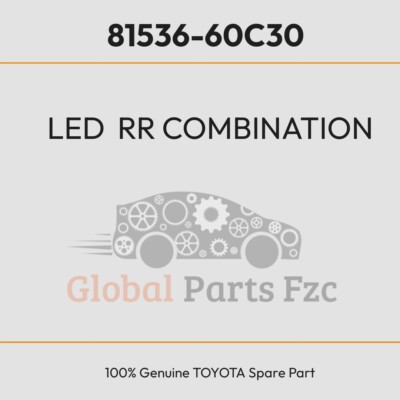 Toyota OEM LED RR COMBINATION 8153660C30(81536-60C30) | eBay