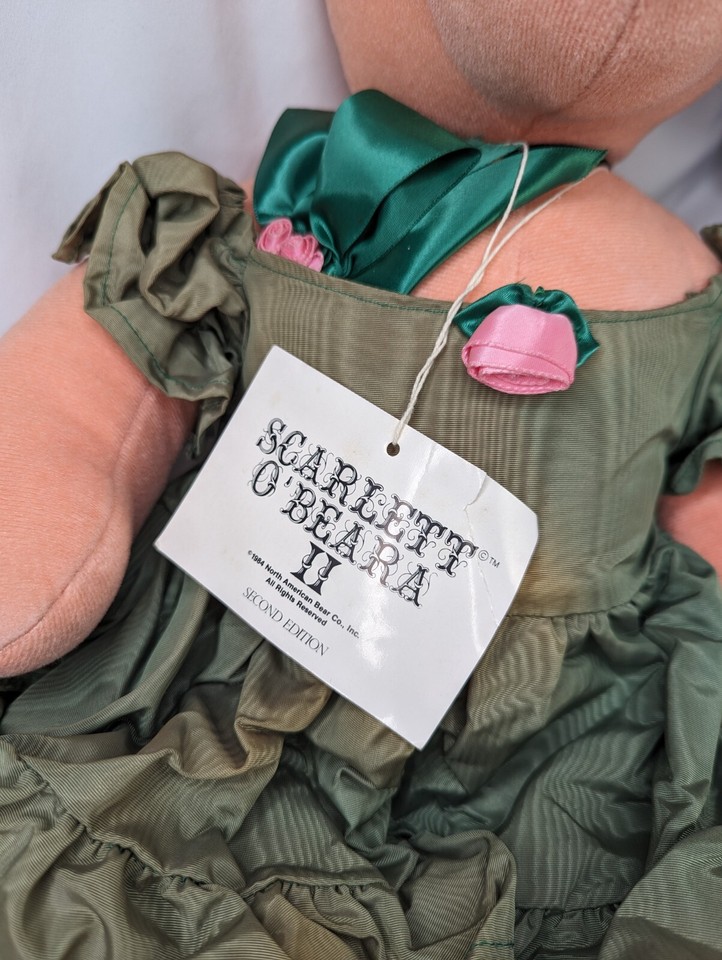 Rhett Beartler Scarlett O'Beara Plush Bear Lot 1984 20 Inch Stuffed ...