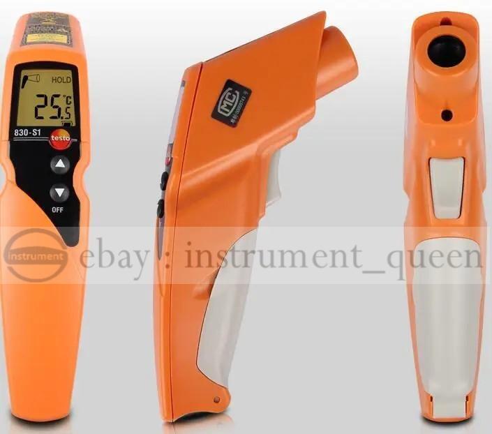 Testo 830-S1 IR Thermometer,Single-point laser sight, limit set,Alarm ...