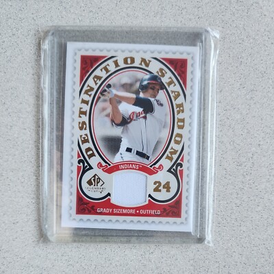 Upper Deck Game-Used Baseball Memorabilia Grady Sizemore Indians | eBay