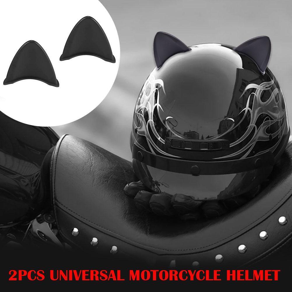 Motorcycle Helmet Cat With A Cat Eared Motorcycle Helmet, You Can Let