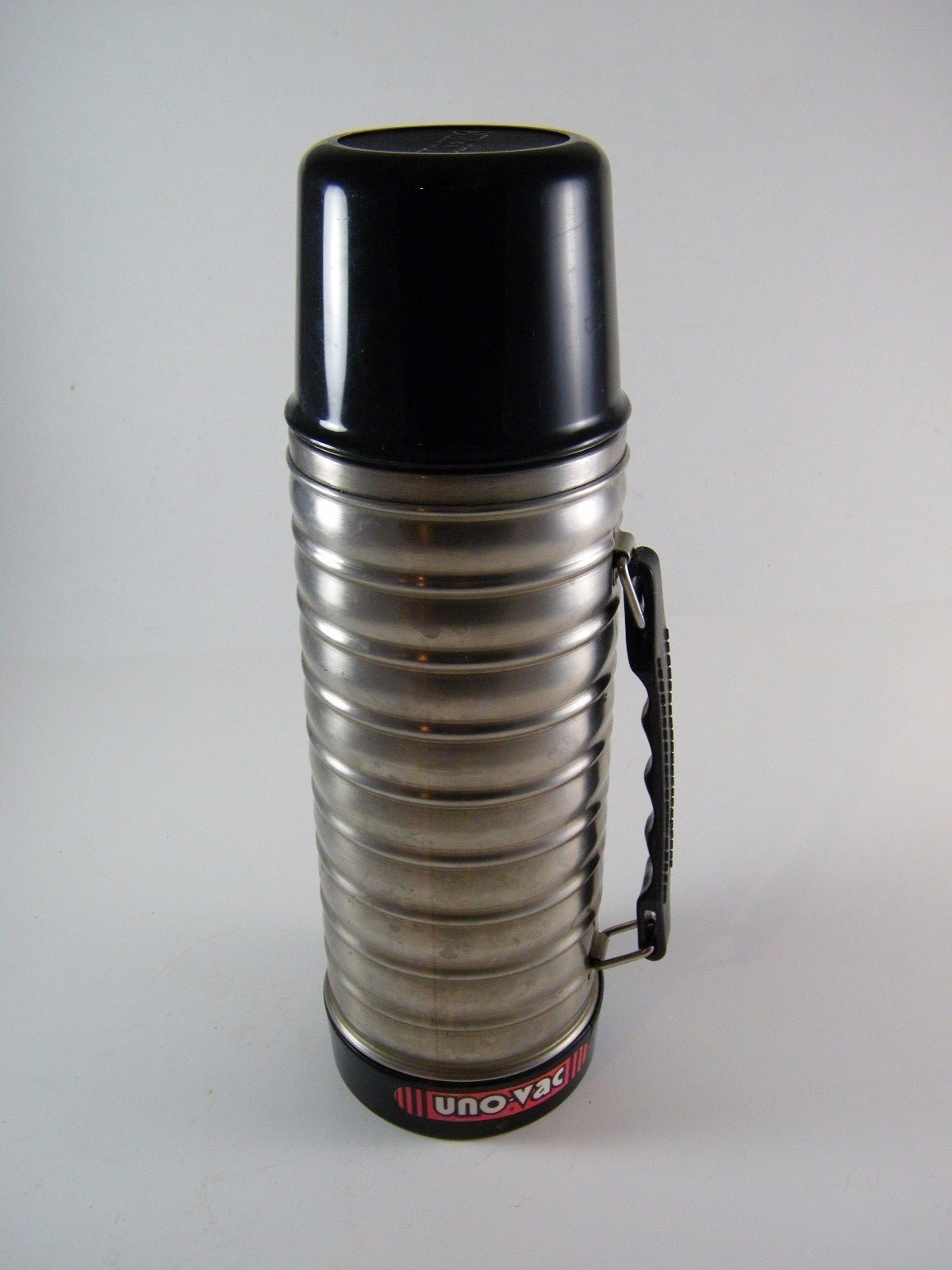 VINTAGE UNO-VAC ~ 1 QT STAINLESS STEEL THERMOS, 145M ~ BEEHIVE DESIGN ...