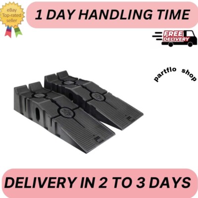 Rhino Ramps Car Lift Set Garage Truck Ramp Lifter Jack 12000Lb Pair Oil ...