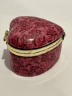 ️Pink Roses Heart Shaped Trinket Jewelry Box | eBay