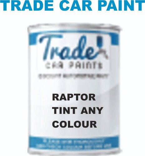 U-POL RAPTOR 4 Bottle TINT 400ml ANY CAR OR RAL COLOUR OF YOUR CHOICE ...