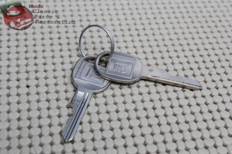 GM Chevy El Camino Camaro Impala Door Locks Lock Cylinder Matched B Key ...