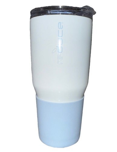Reduce Cold 1 34 oz Vacuum Insulated Stainless Tumbler White & Blue ...