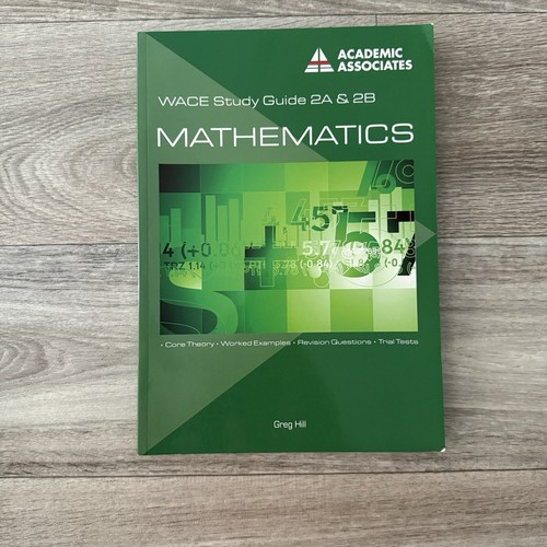 WACE Study Guide 2A & 2B Mathematics – Academic Associates Unused Book ...