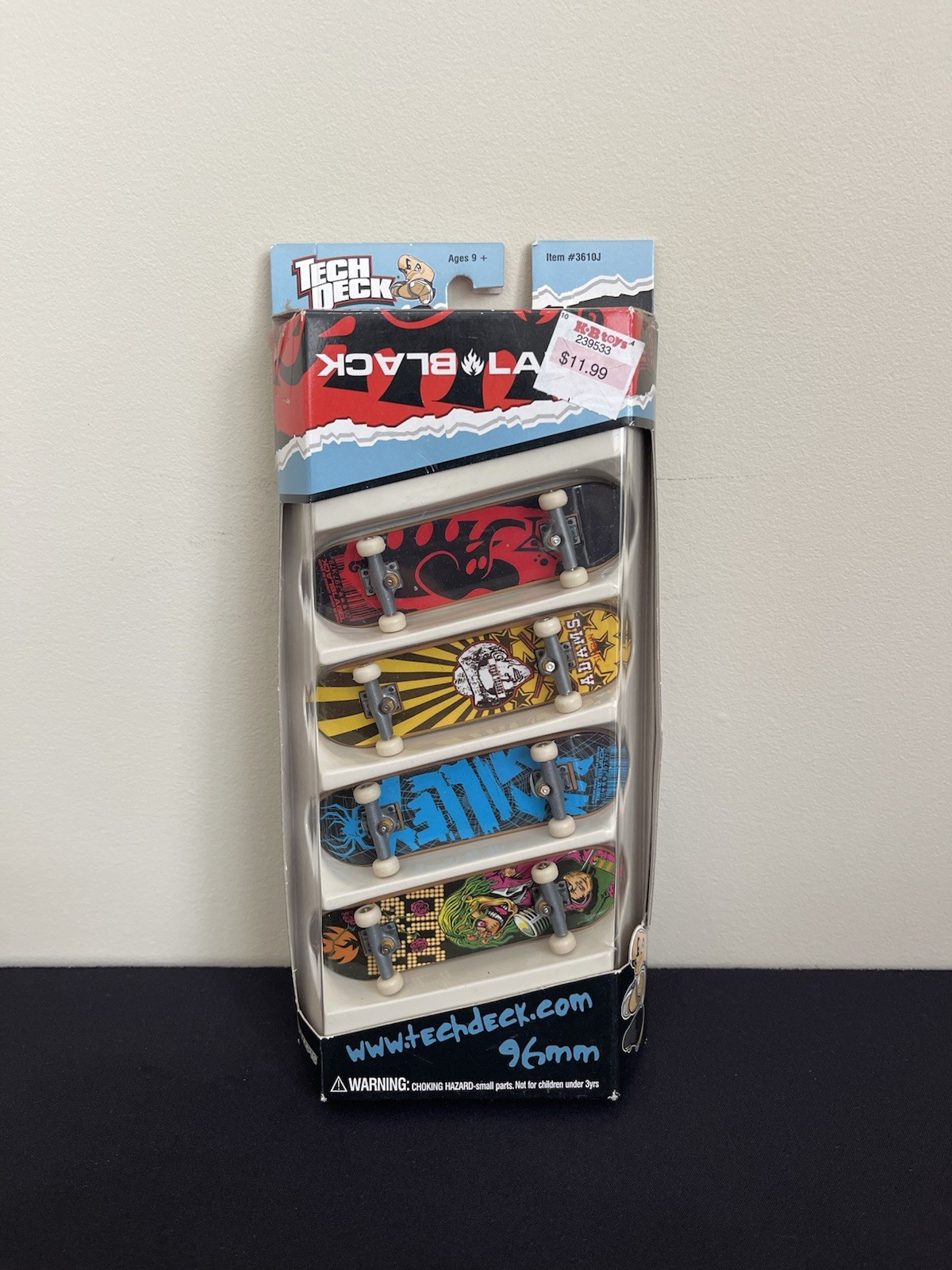 2003 Tech Deck Black Label 4-Pack – Vintage Sealed Set – Rare 96mm KB Toys | eBay