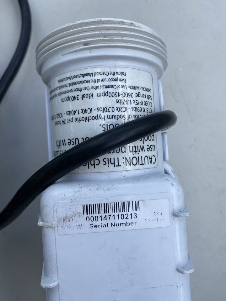 Pentair Intellichlor IC40 Power Center Pool Saltwater System Chlorine ...