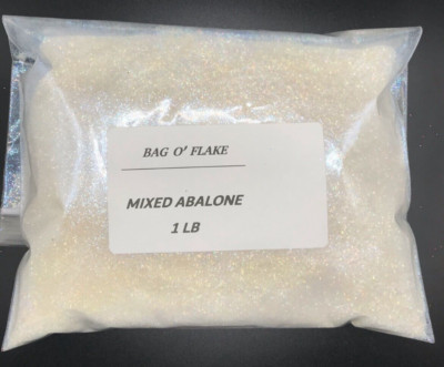 BAG O' FLAKE: 1 LB Abalone METAL FLAKE FOR AUTO AND BOAT | eBay