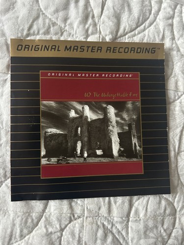 U2 The Unforgettable Fire CD MFSL ULTRADISK II 24 KT Gold Plated M- | eBay