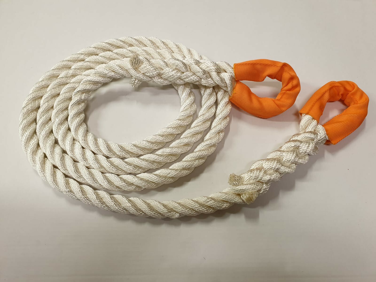 24mm Nylon 12 Tonne Tow Rope - 4.5Mtrs Long - 4x4 Recovery Rope | eBay UK