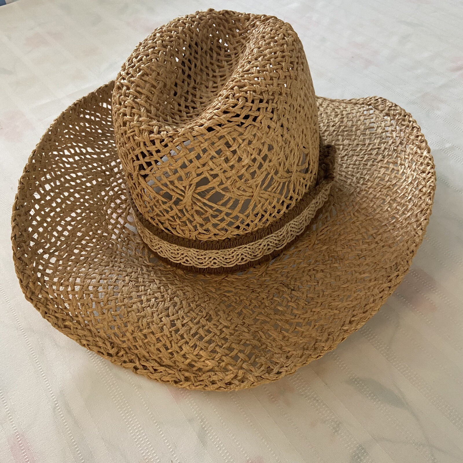 Mens Resistol Stagecoach Long Oval Western Straw Hat - Gem