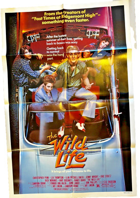 THE WILD LIFE Movie Poster One Sheet 1984 Christopher Penn, Lea ...