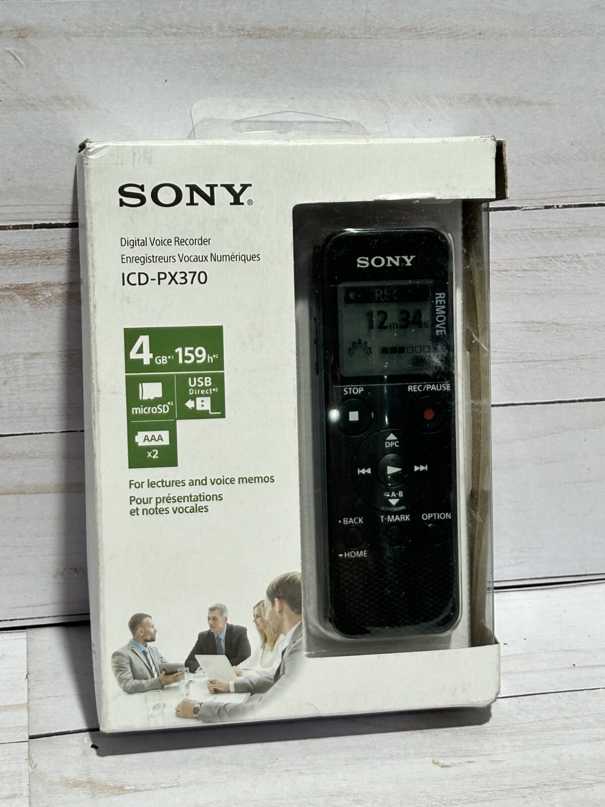 Sony PX Series ICD-PX370 4GB Mono Digital Voice Recorder for sale ...