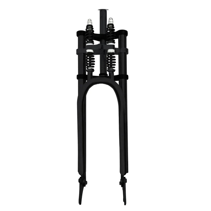 Adjustable 26"- 29" x 3 - 4.0 Dual Spring 1-1/8" Classic Fork With Disc ...