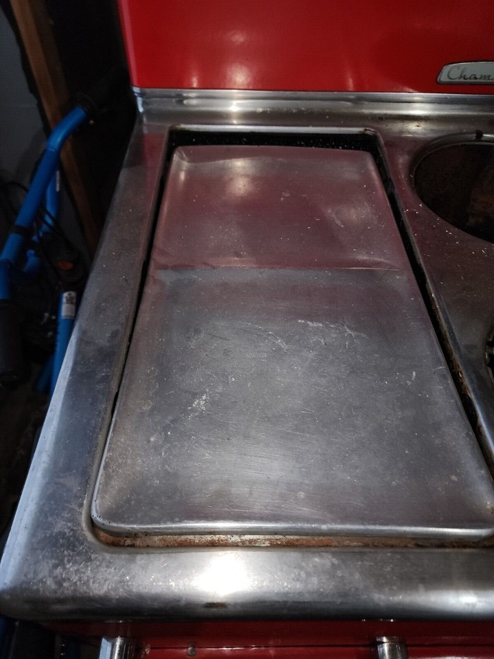Antique 1950's Red Chambers Gas Stove C | eBay