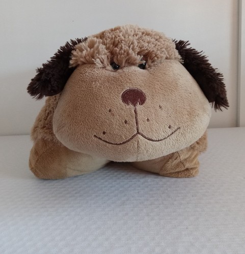 Brown Dog Puppy Pillow Pets Plush Stuffed Animal Stuffie Smiling Fluffy ...