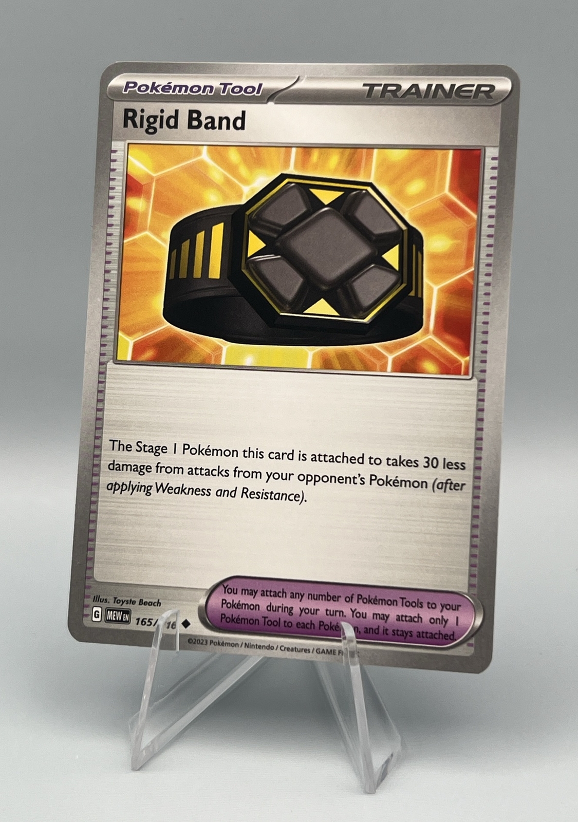 Pokémon TCG Rigid Band 165/165 - Scarlet & Violet 151 - Regular NM | eBay