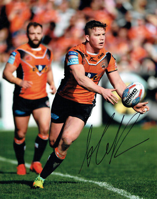 Adam MILNER Castleford Tigers Rugby Signed Autograph 10x8 Photo ...