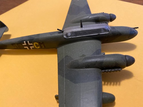 1/72 Messerschmit BF-110 (Me110) fighter WW2 Luftwaffe built painted ...