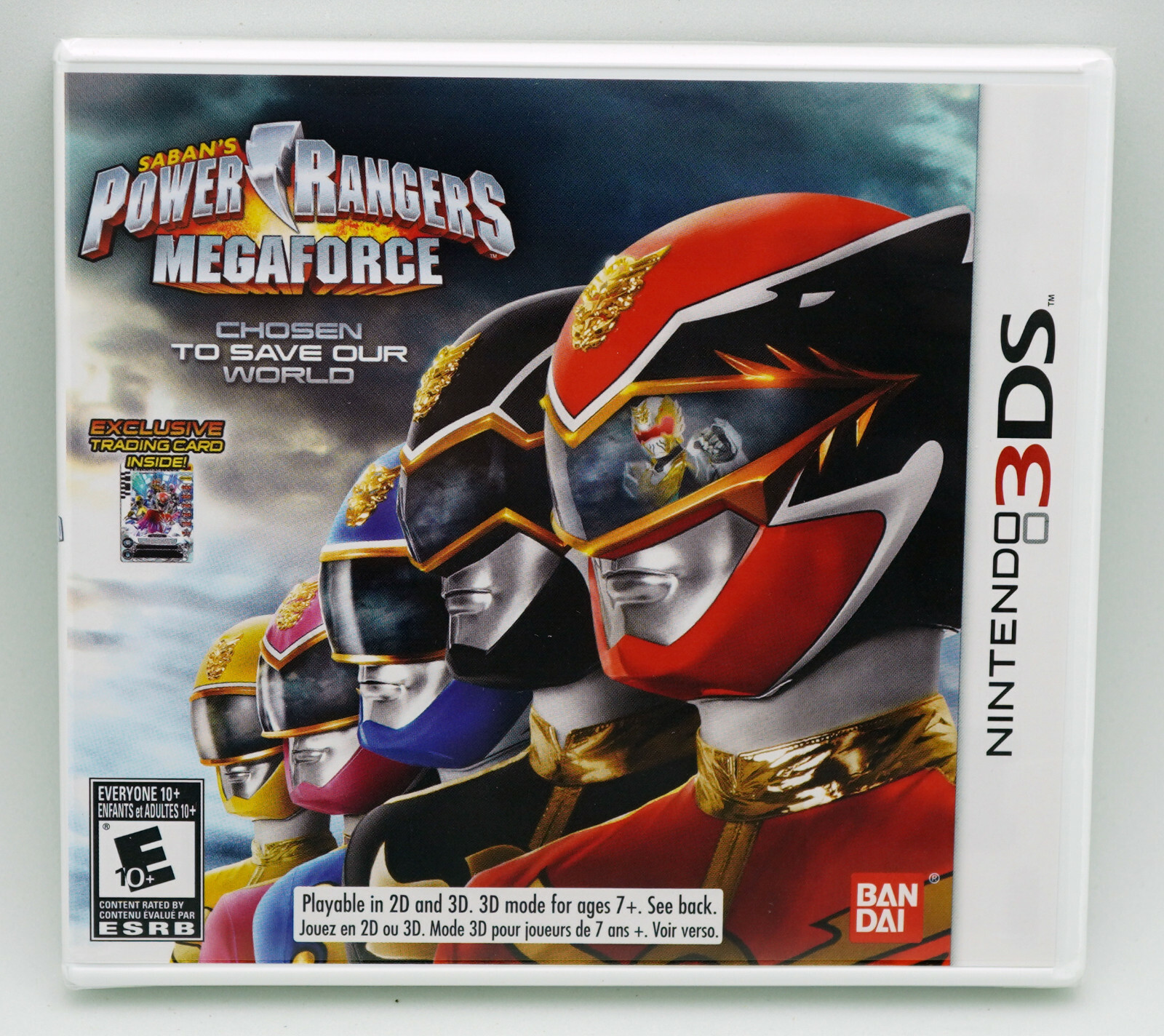 Power Rangers Megaforce Original Print w/Trading Card 3DS US NTSC ...