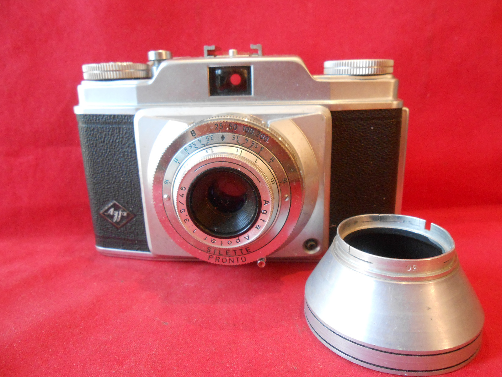 Agfa Silette Pronto Agfa Apotar 1:3.5/45+Sonnenblende | eBay