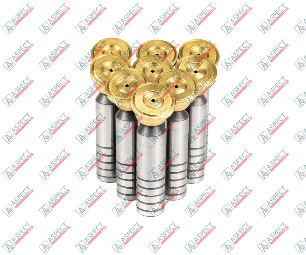 Vickers PVB10, PVQ20, PVQ32 Piston shoe 942047 brass Set of 9 pc | eBay