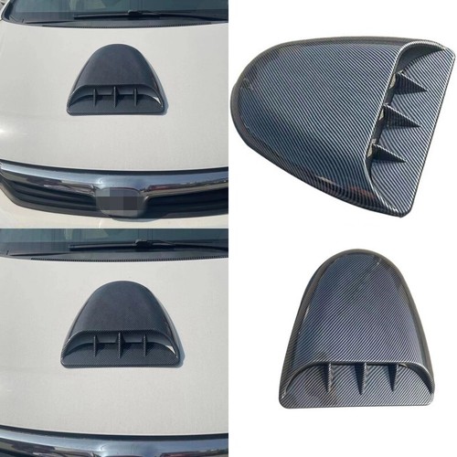 Universal DIY Car Hood Vent Scoop Air Duct Flow Intake Trim Decor ...