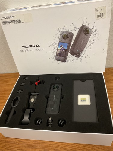 Insta360 X4 Waterproof 360 Camera Motorcycle Bundle With SD Card | eBay