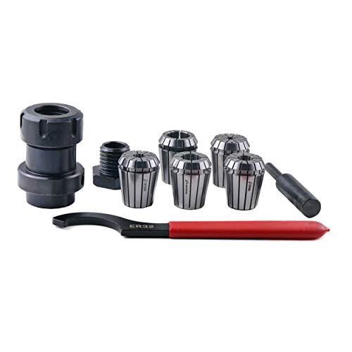 New Lathe Er32 Woodworking Dowel Collet Chuck System 1/4 3/8 1/2 5/8 3/ ...
