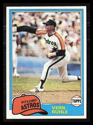 Vern Ruhle 1981 Topps #642 Houston Astros | eBay