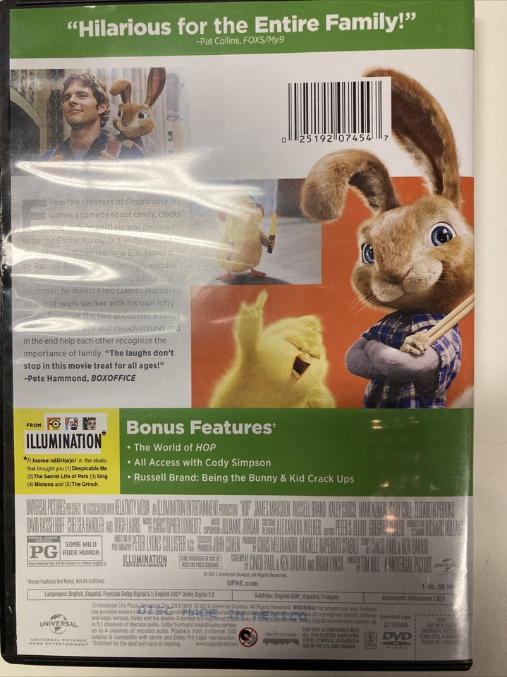 Hop (DVD, 2011) 25192074547| eBay