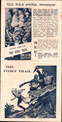 Ivory Trail Original Movie Herald from the English Movie Rare! | eBay