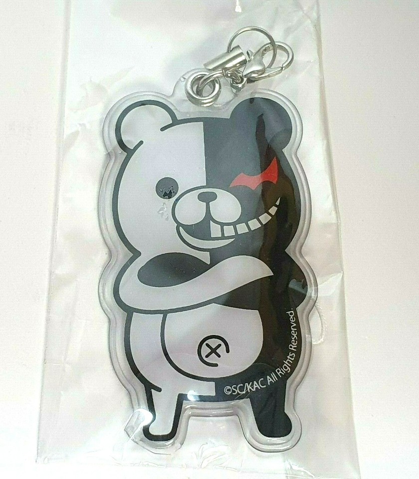 Kotobukiya Danganronpa Monokuma KIYOTAKA ISHIMARU Gel charm strap ...