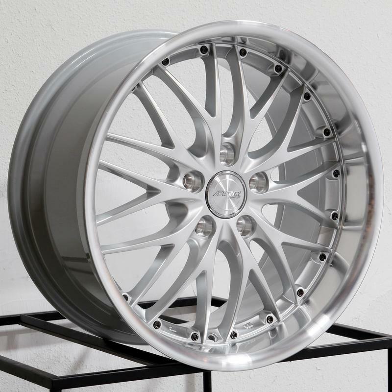 19" MRR GT1 Wheels Silver 19x8.5/19x9x5 5x112 For Mercedes E350 E550 ...