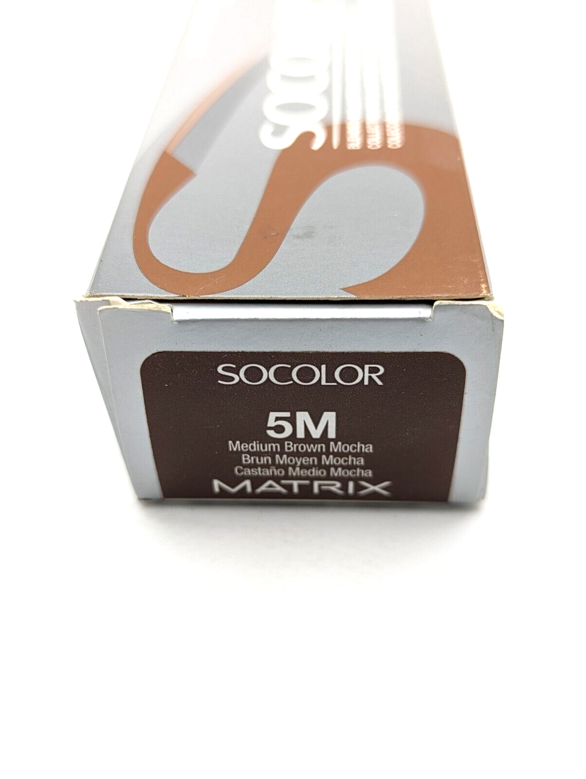 Matrix SoColor 5M Medium Brown Mocha Conditioning Permanent Hair Colour ...