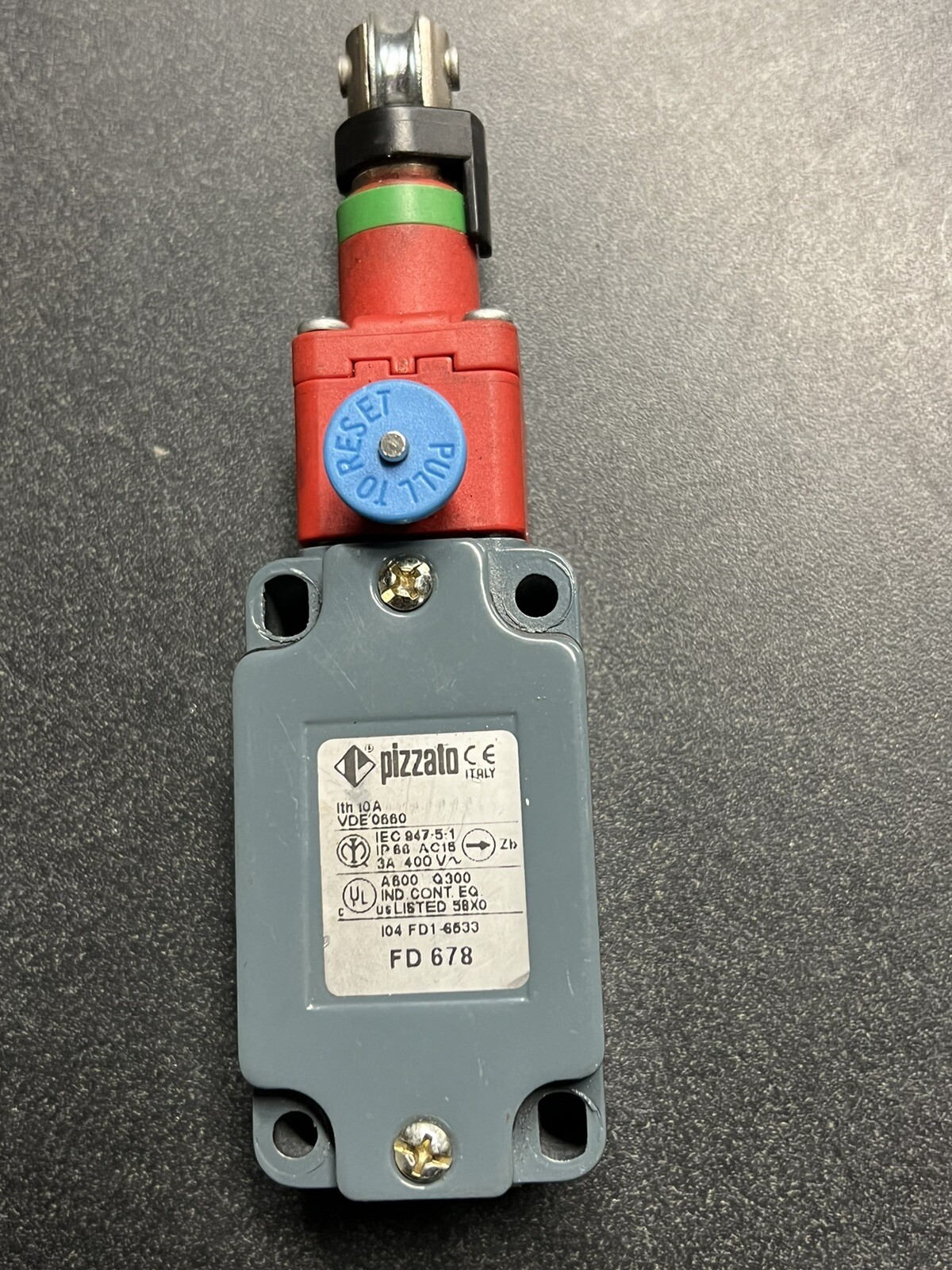 Pizzato FD 678 3A 400VAC Cable Pull Perimeter E-Stop Switch | eBay