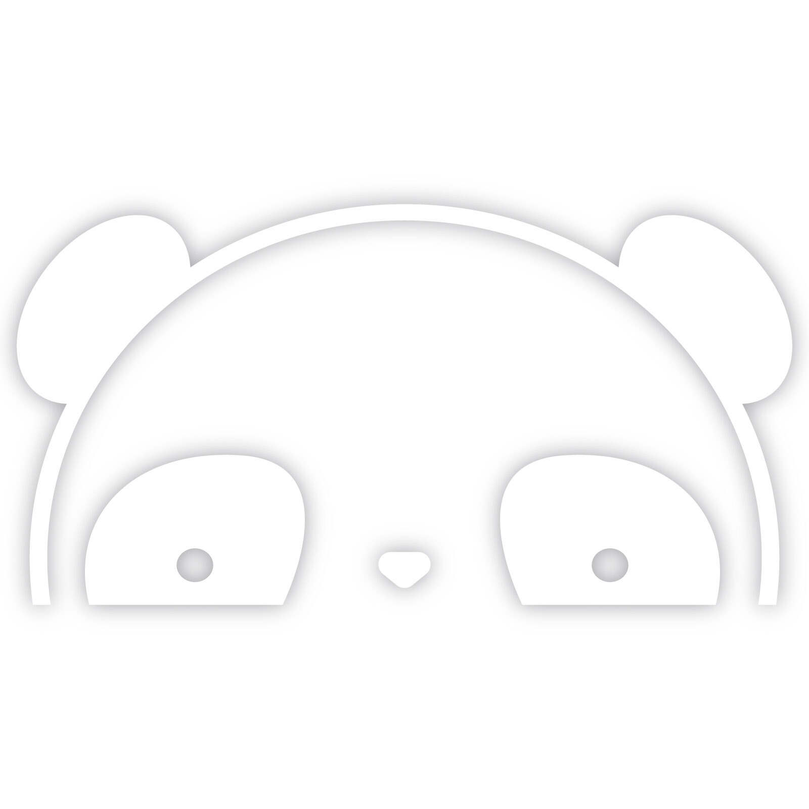 Panda Peeking 3" Vinyl Decal Car Window Sticker bumper funny cute ...