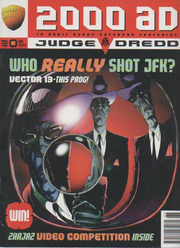 2000 AD MAGAZINE 1 DECEMBER PROG.968 VECTOR 13 LS | eBay