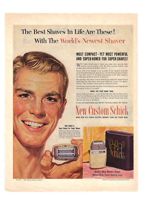 Schick Shaver Print Ad Vintage Shaving Advertising Razor Advert Vintage ...