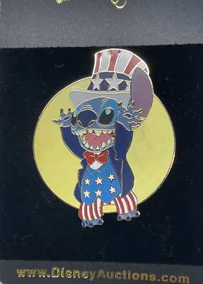 Disney Auctions STITCH As UNCLE SAM LE 1000 Pin Patriotic | eBay