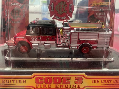 Code 3 Collectibles Freightliner Engine 92 Chicago Fire Department | eBay