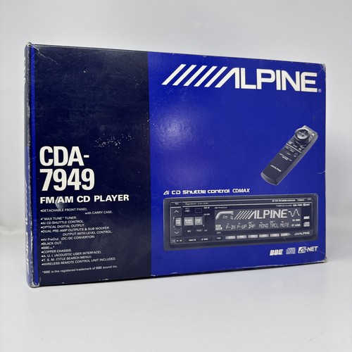 Alpine CDA-7949 Copper FM/AM CD Player w/ Box Excellent - No Remote | eBay