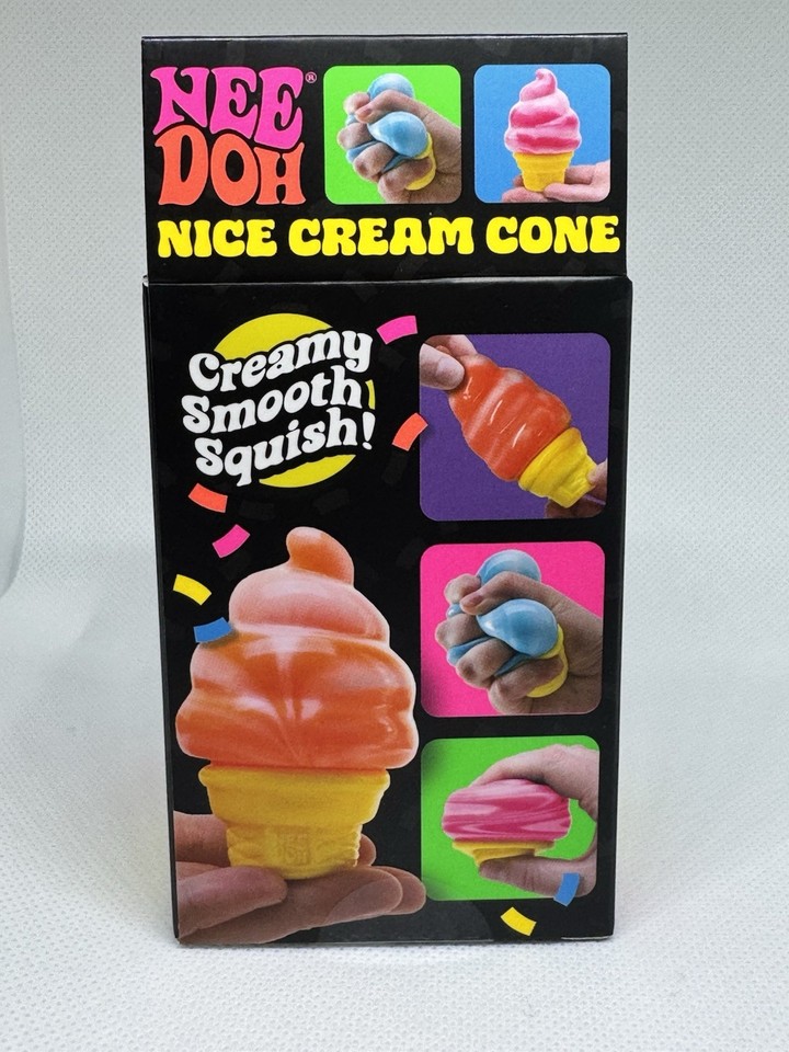 Blue Nee Doh Nice Cream Cone. Creamy Smooth Squish. Brand NEW Unused ...