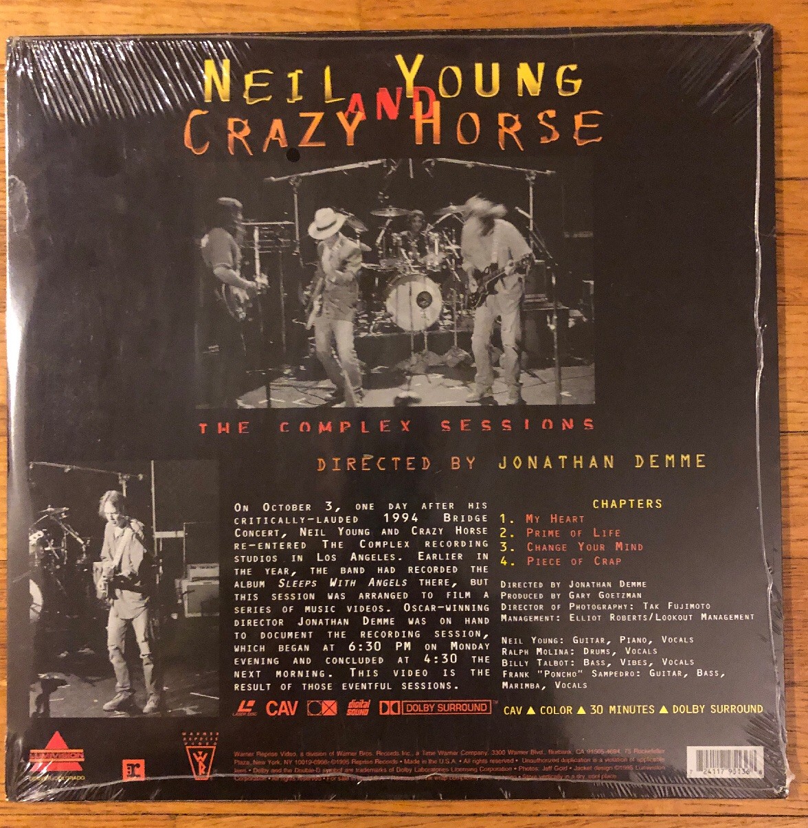 NEIL YOUNG AND CRAZY HORSE "THE COMPLEX SESSIONS" LASERDISC | eBay