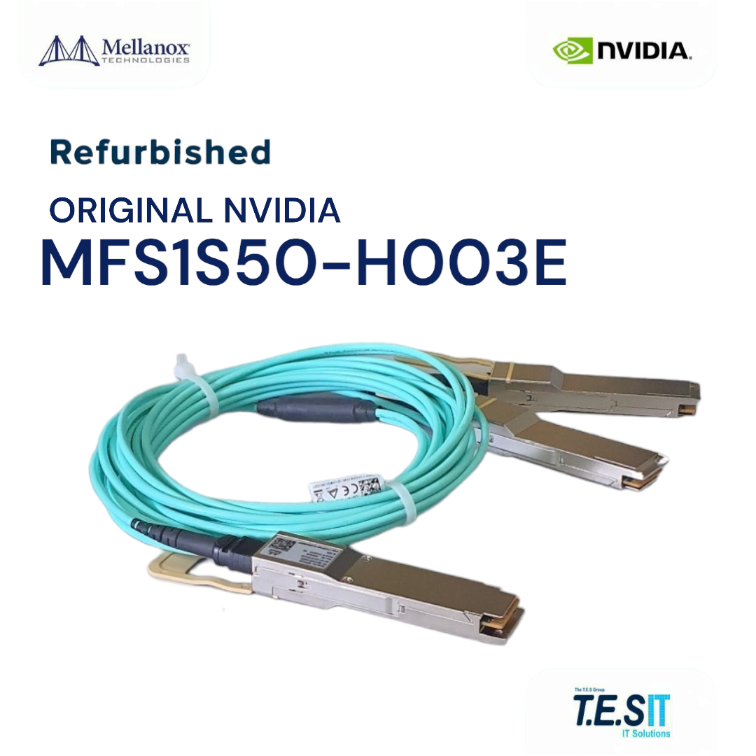 NVIDIA Mellanox® MFS1S50-H003E active fiber splitter, 200Gb/s to ...