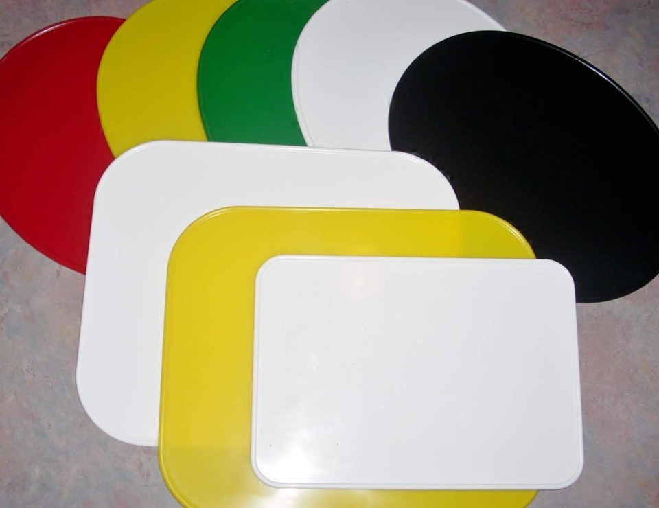 3 WHITE FLATTRACK NUMBER PLATES VINTAGE ROADRACE ROTAX FLAT TRACK ...