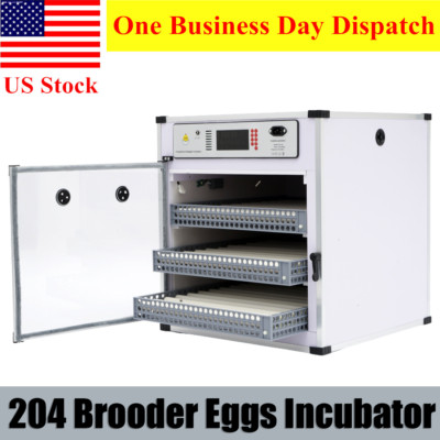 Brooder Egg Incubator 204 Intelligence Fully Automatic Hatcher For Chicken Quail | eBay